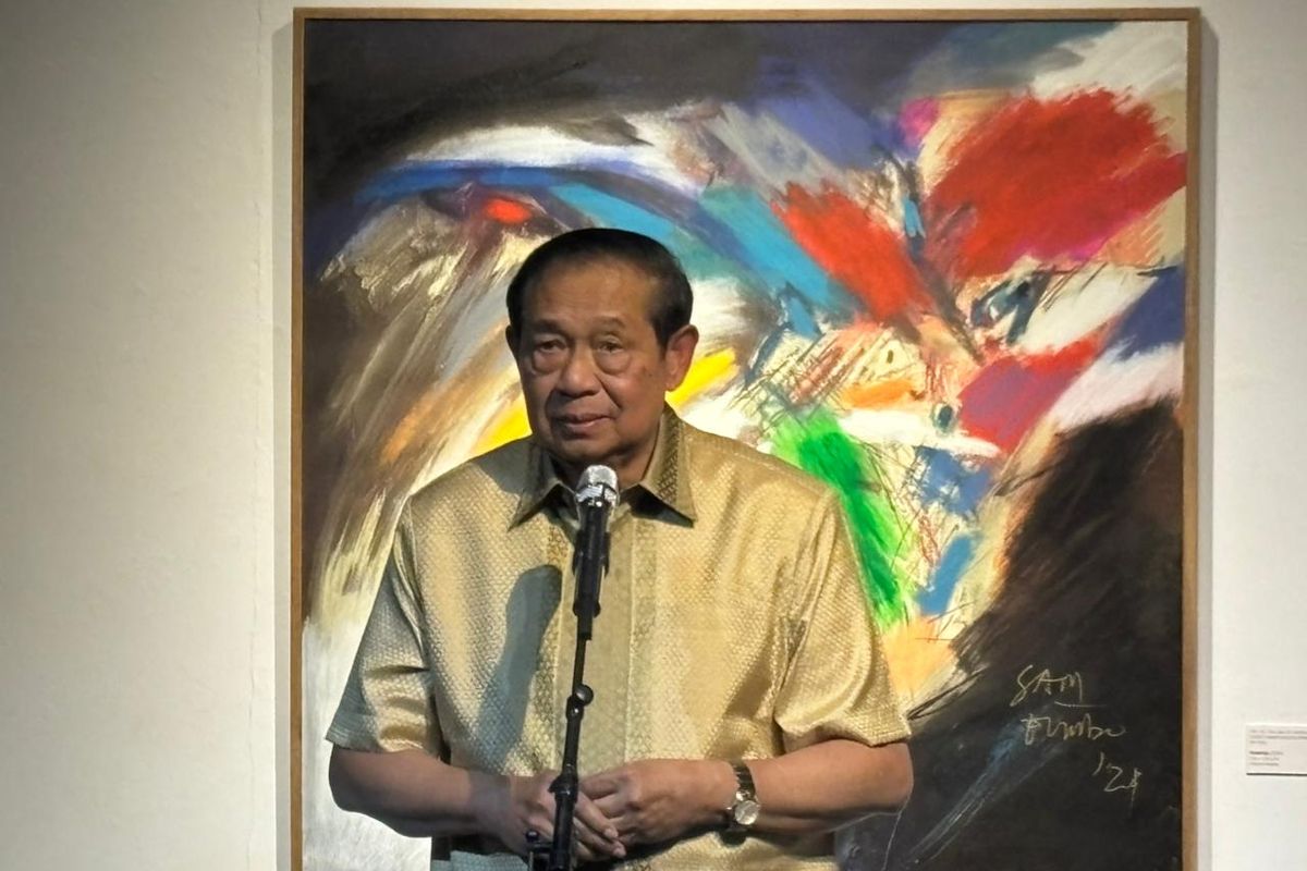 SBY Pamerkan Dua Lukisan di Bentara Budaya Jakarta, Bawa Misi Perdamaian untuk Dunia