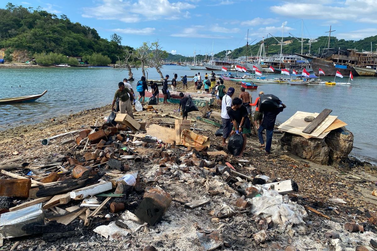 Pantai Pulau Monyet di Labuan Bajo Penuh Sampah, padahal Tak Dihuni Manusia