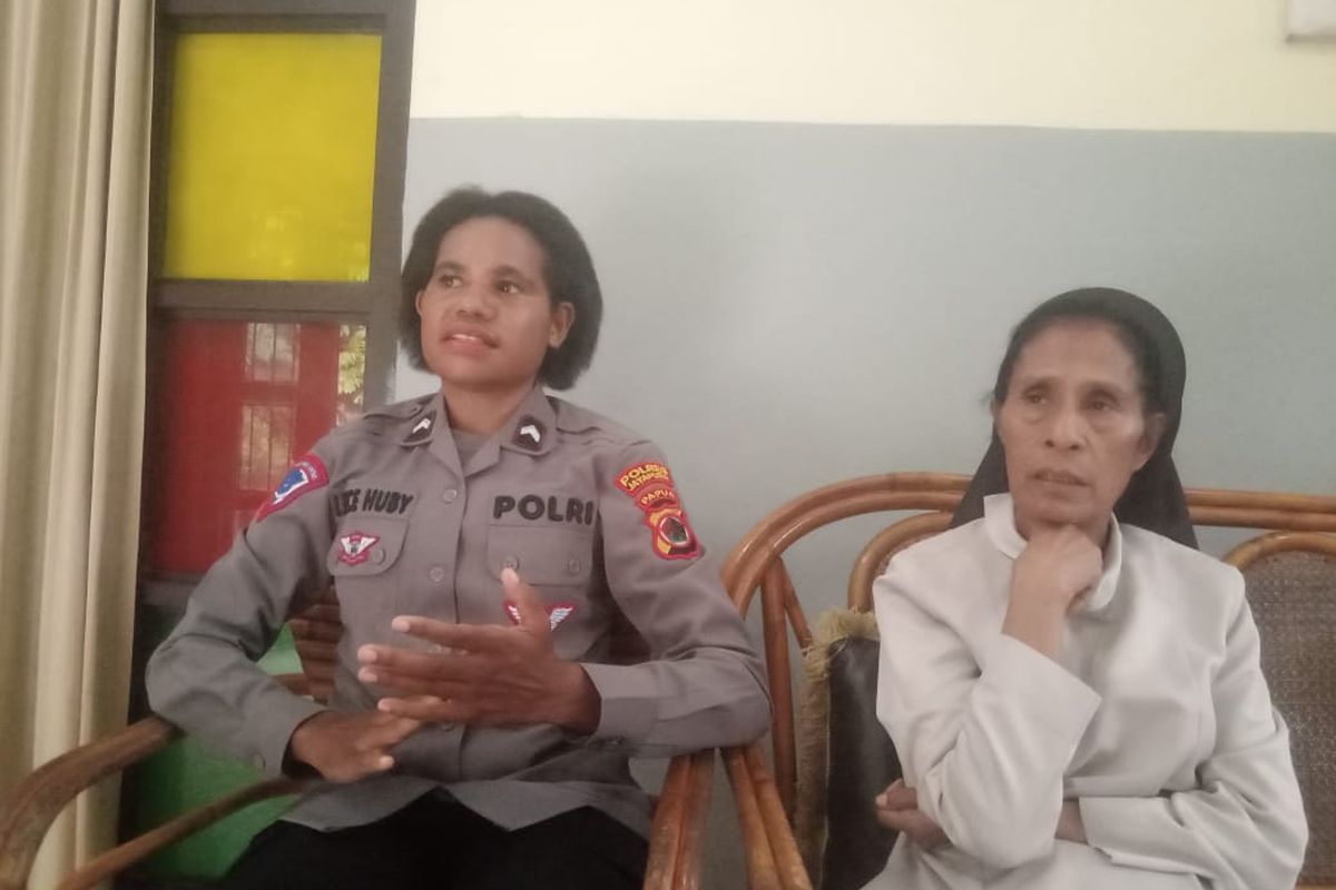 Kisah Bripda Lince Huby, Perempuan Papua yang Wujudkan Cita-cita Jadi ...