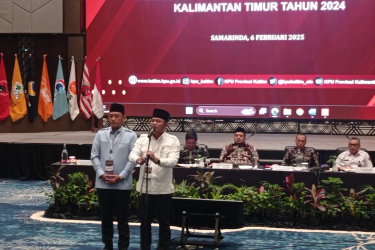 KPU Kaltim Tetapkan Rudy-Seno sebagai Gubernur dan Wakil Gubernur Kaltim Terpilih