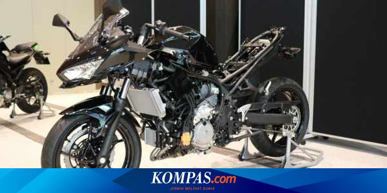 Wujud Prototipe Motor Sport Hibrida Kawasaki