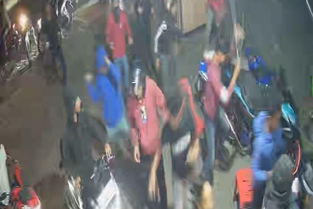 Geng Motor Serang Tempat Biliar di Deli Serdang, Motor-motor Dirusak