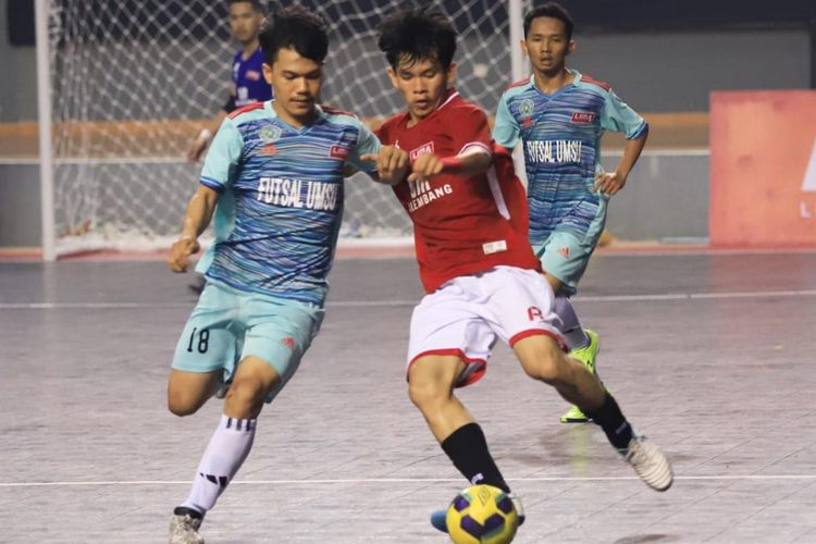 Ini Torehan Apik Tim Futsal Putra Liga Mahasiswa di Palembang