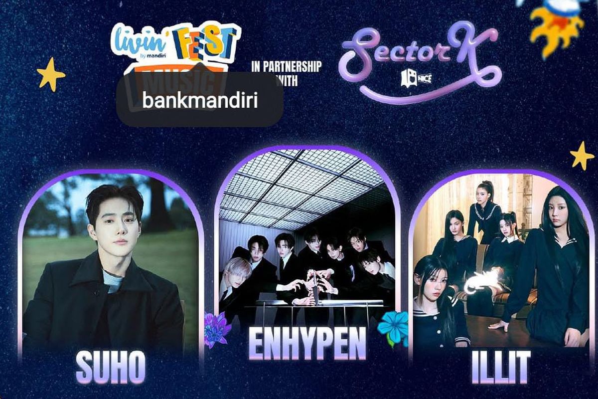Suho, ENHYPEN, dan ILLIT Bakal Tampil di Sector K NICE PIK2 pada Oktober 2025
