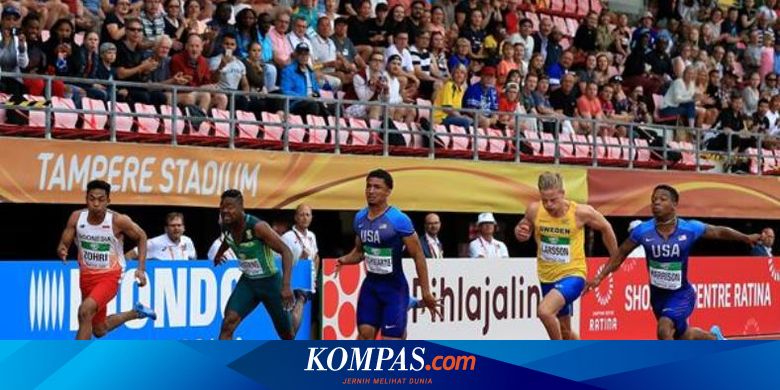 Kalahkan Sprinter AS, Lalu Muhammad Zohri Juara Dunia U20