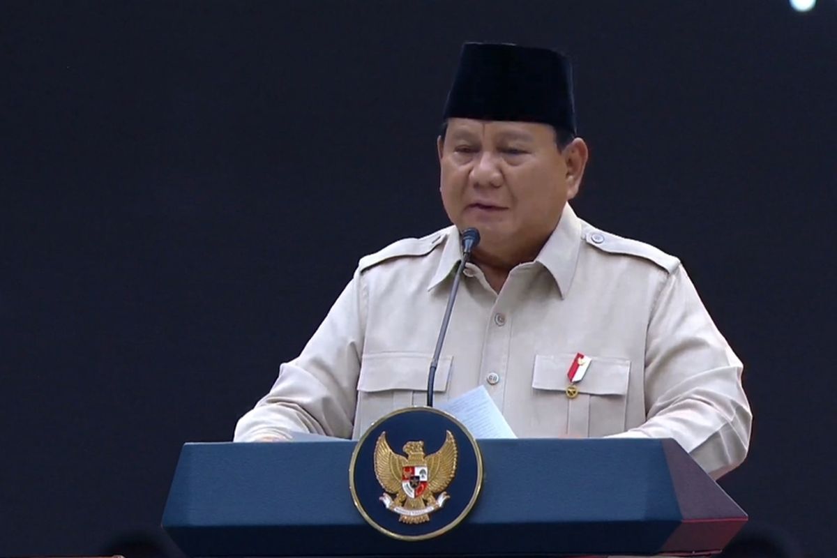 Prabowo Beri Hadiah Pantun untuk Kaesang di Kongres PSI, Singgung Logo Gajah