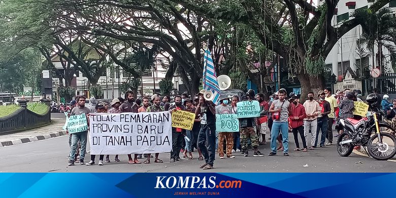 Puluhan Mahasiswa Asal Papua di Malang Demo Tolak Pemekaran Wilayah