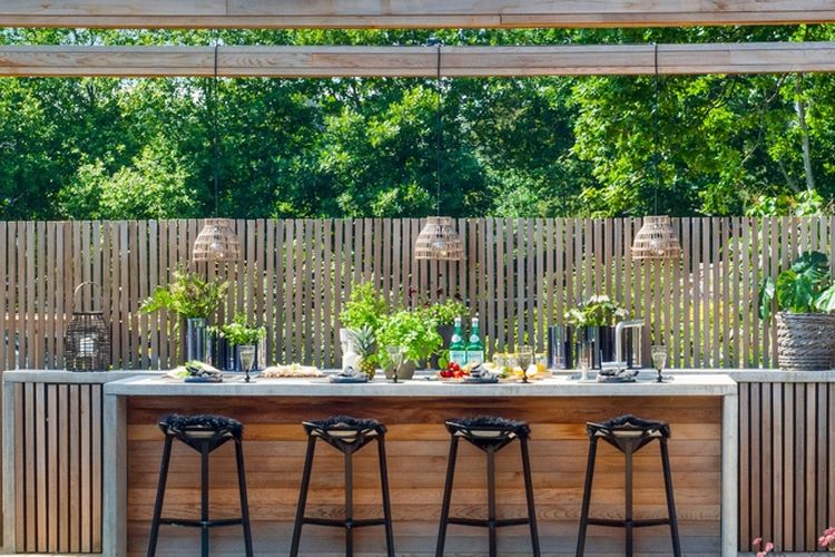 Simak, 5 Tips Mendesain Dapur Outdoor yang Nyaman dan Aman Halaman all ...