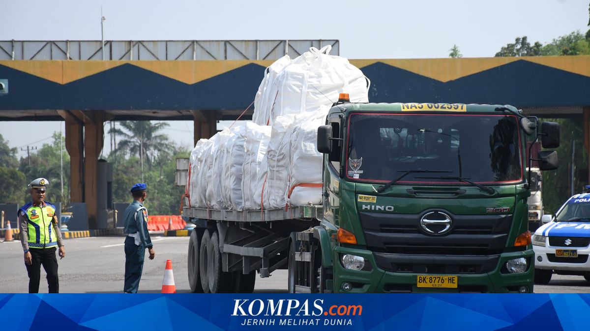 Puluhan Truk ODOL Ditindak di Tol Belawan–Medan