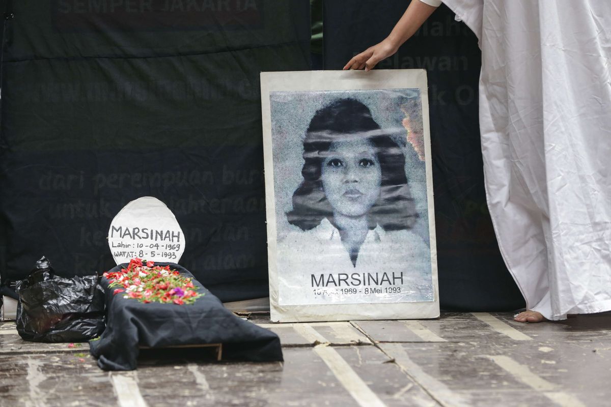 Sebelum Gelar Pahlawan untuk Marsinah Halaman all - Kompas.com