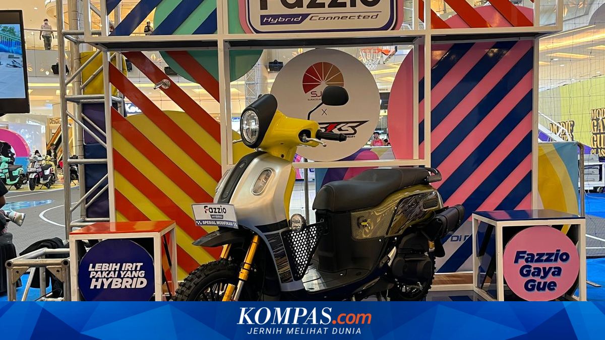 Modifikasi Yamaha Fazzio Bergaya Trail, Terinspirasi Kamen Rider