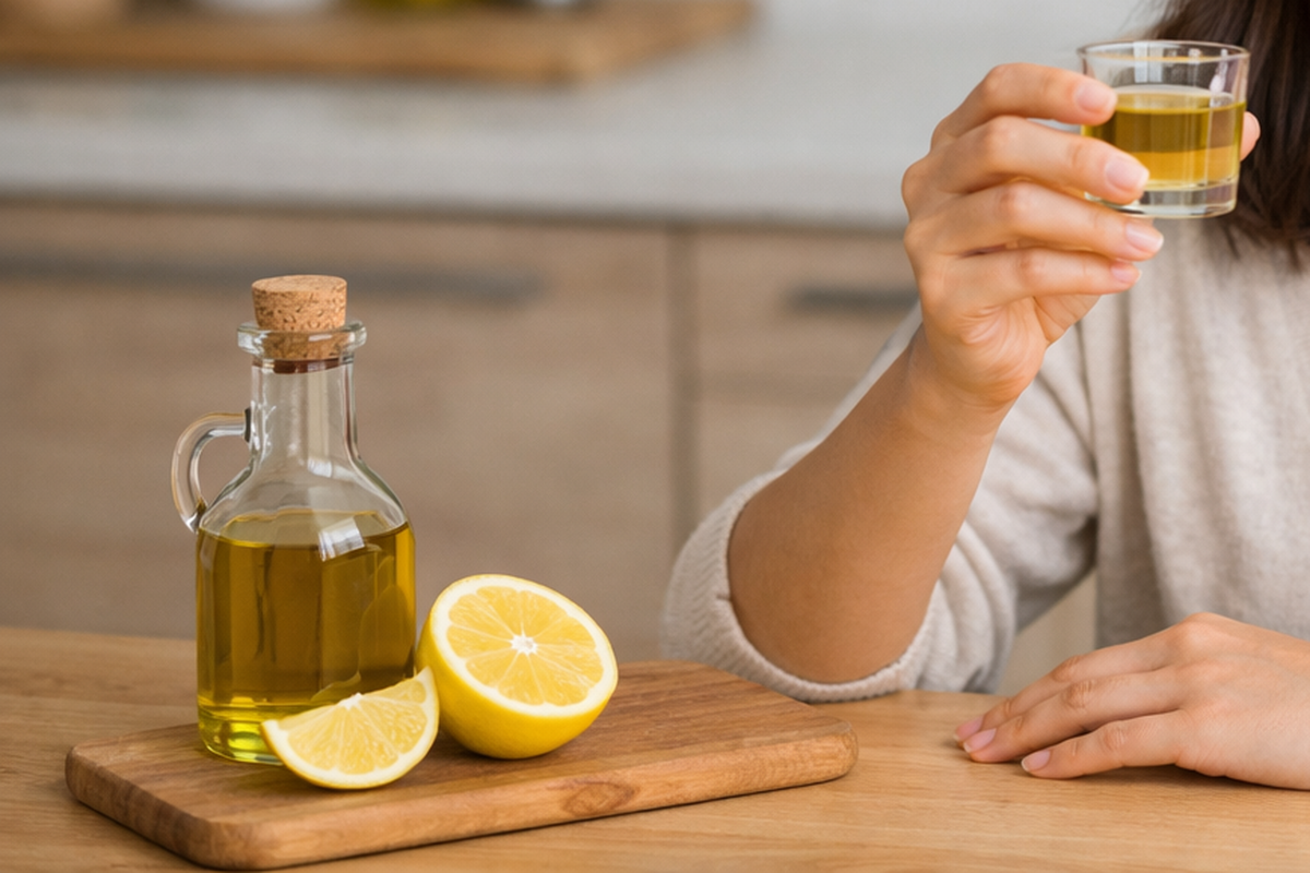 Olive Oil Lemon Shot Viral di TikTok, Dokter Ingatkan Risiko Mual dan Diare