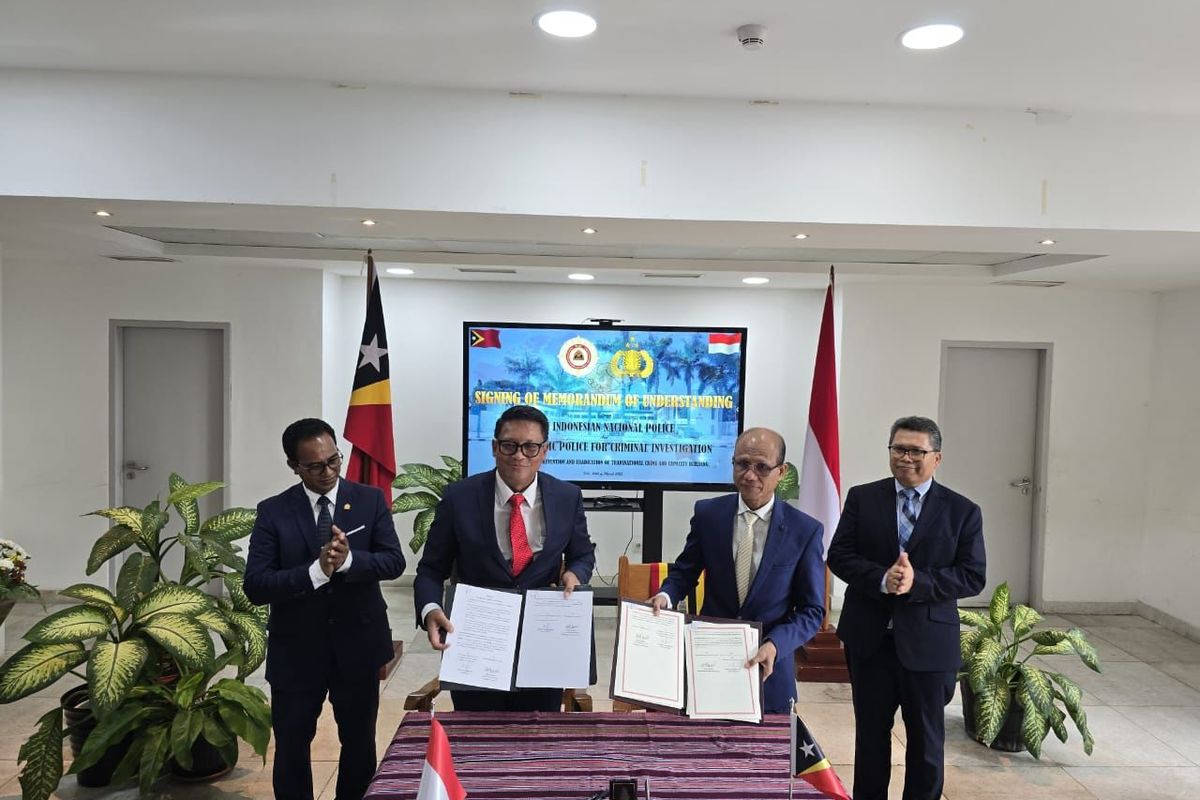 Polri dan PCIC Timor Leste Teken MoU, Perkuat Kerja Sama Penanganan ...