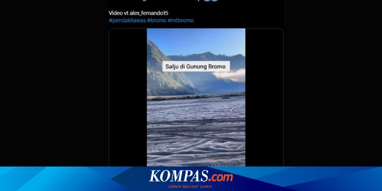 Wisatawan Bisa Menikmati Embun Es Bromo Selama 3 Bulan