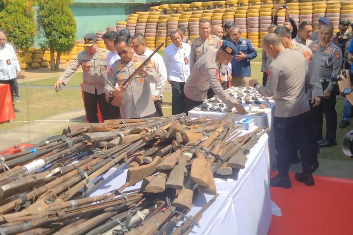 Kasus Meningkat, Senpi Ilegal di Perbatasan Sumsel Masih Marak