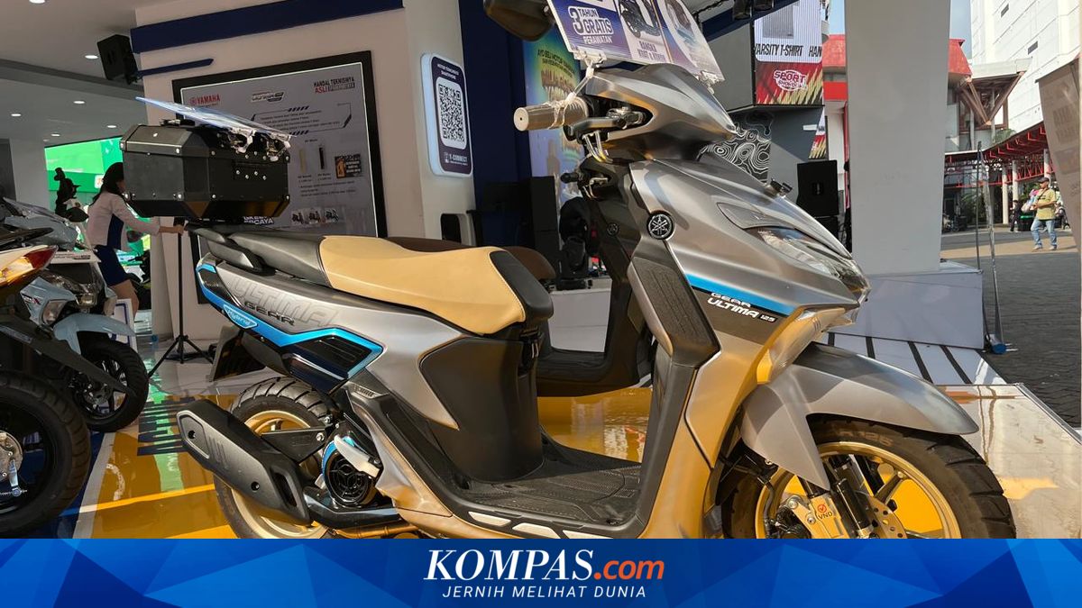 Modifikasi Yamaha Gear Ultima Bergaya Touring Harian