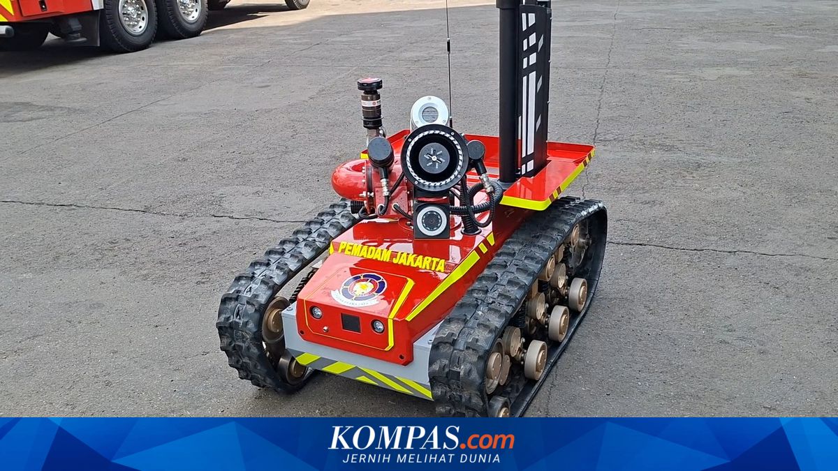 Mengenal MRF-500, Robot Damkar DKI yang Mampu Deteksi Gas Beracun di ...