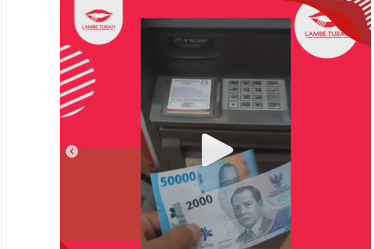 Penjelasan BRI soal Video Viral Tarik Uang Rp 100.000 di ATM yang ...