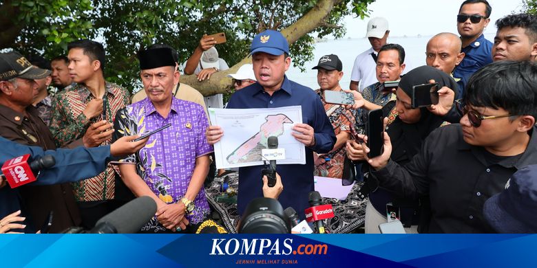 Menteri Nusron: Pencabutan SHGB di Area Pagar Laut Tangerang Berpotensi Bertambah