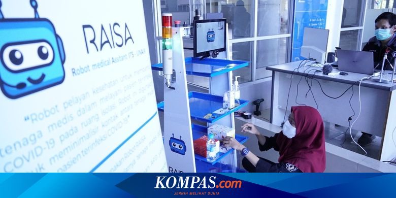 Perkenalkan, RAISA, Robot Pelayan Pasien Covid-19 Buatan ITS-Unair