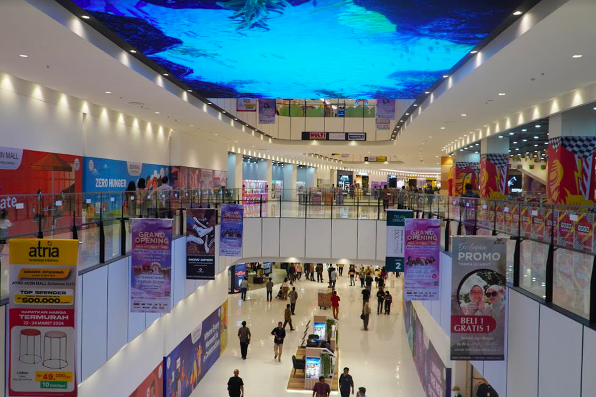 Aeon Mall Terbesar di Asia Tenggara, Resmi Dibuka di Kota Deltamas