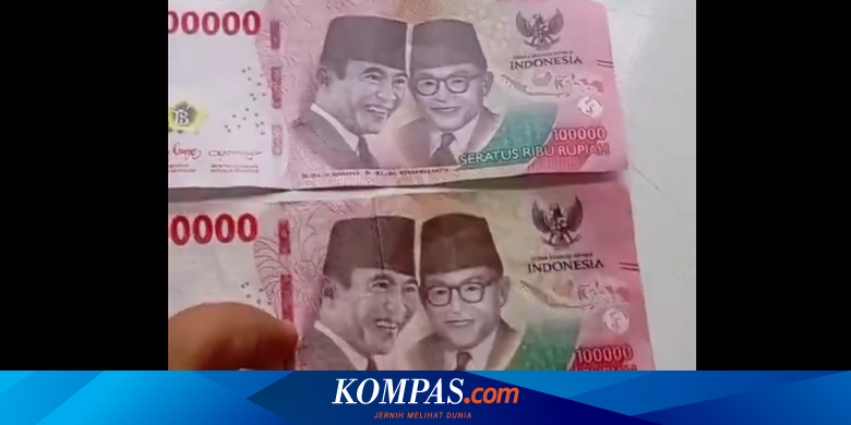Beredar Uang Palsu Rp 100.000 Nomor Seri RMA435861 di Yogyakarta, Ini ...