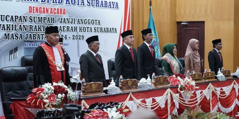 Diwarnai Generasi Muda, DPRD Kota Surabaya Periode 2024-2029 Siap ...