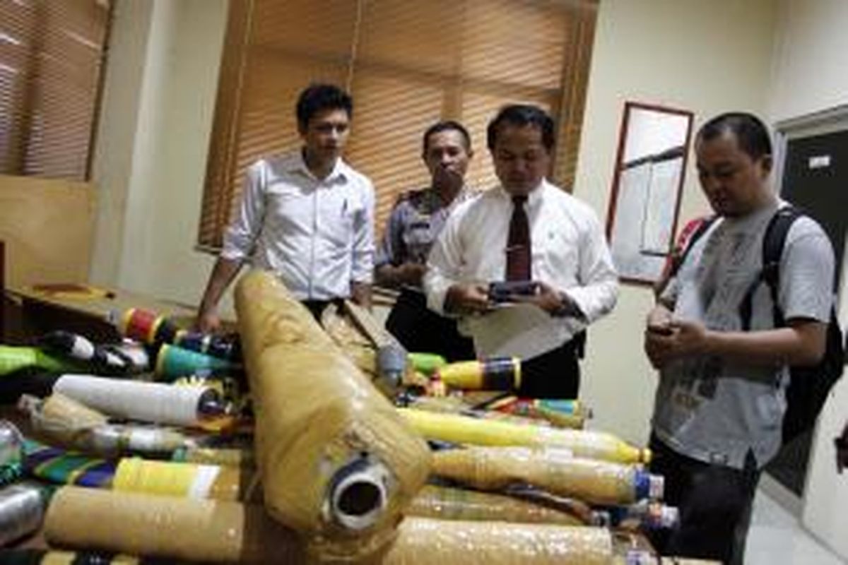 Jelang Natal, Polisi Manado Sita Ratusan Meriam Tangan