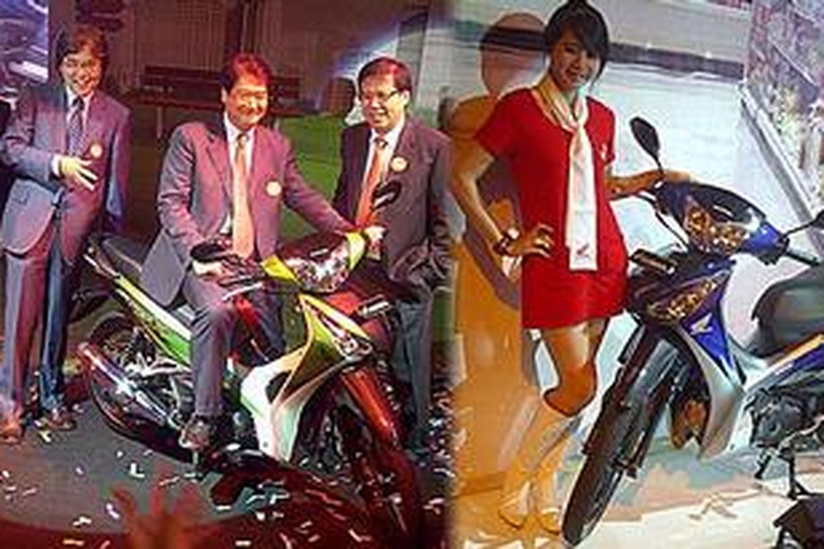 Honda Supra X 125 Helm In dengan Bagasi Besar