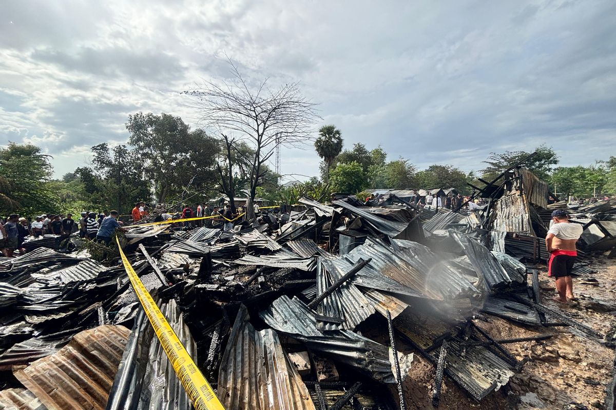 9 Rumah Ludes Terbakar di Labuan Bajo, Angin Kencang dan Akses Sempit ...