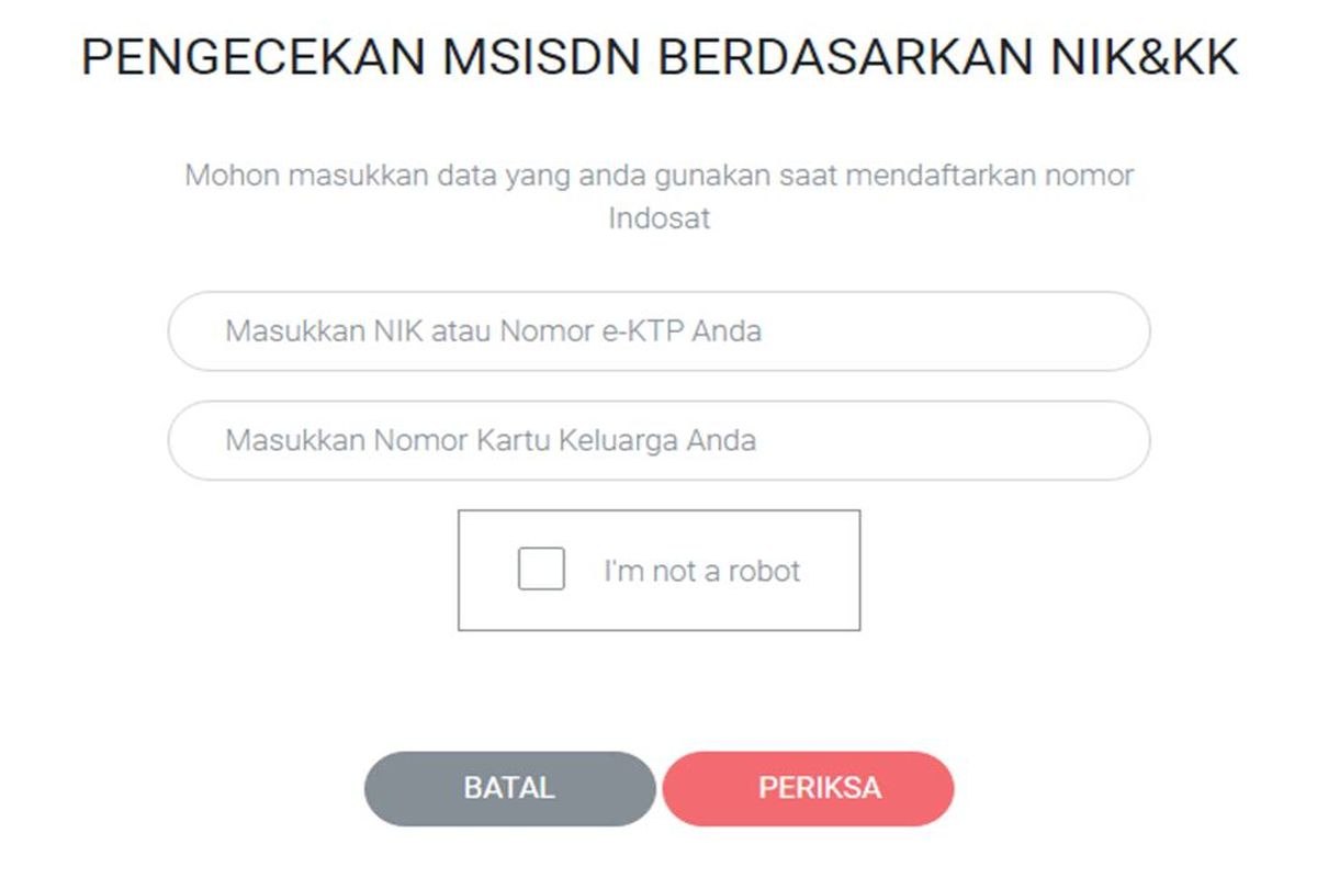 Hati-hati Dipakai Orang Lain, Cek NIK dan Nomor Kartu Seluler Anda