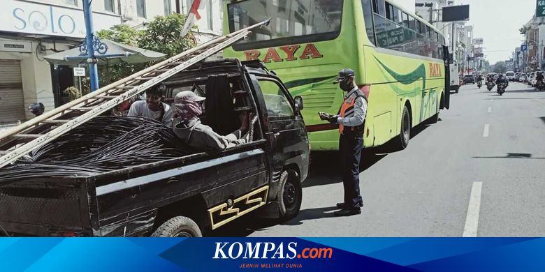 Puluhan Kendaraan Terjaring Razia, Gara-gara Nekat Lewat Jalan Gatot Subroto Solo