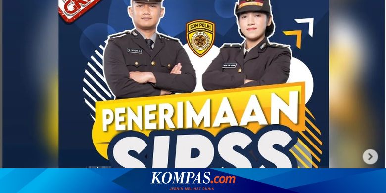 Pendaftaraan SIPSS Polri Tahun 2023 Dibuka, Simak Persyaratannya