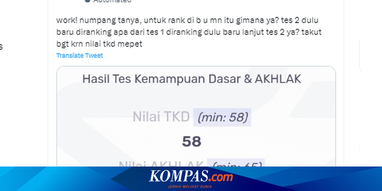 Link dan Cara Cek Pengumuman Hasil Tes Online Tahap 1 Rekrutmen Bersama ...