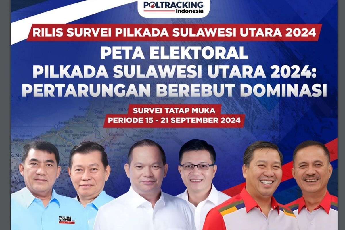 Survei Poltracking Indonesia, Pasangan Elly Lasut-Hanny Joost Unggul di Pilkada Sulut 2024