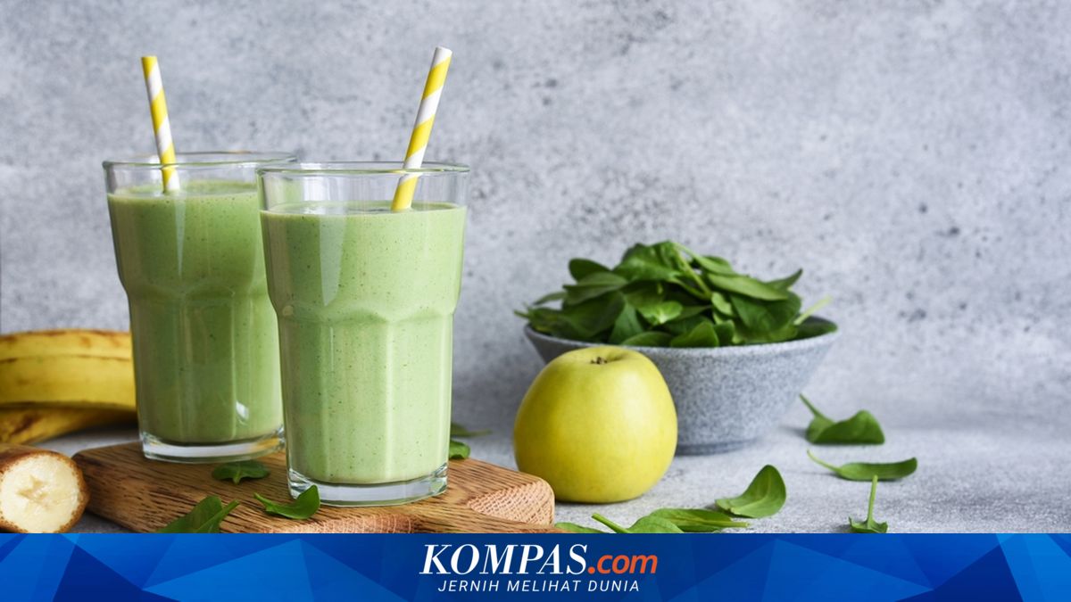 Resep Jus Timun dengan Apel dan Bayam, Minuman Sehat usai Pesta Daging