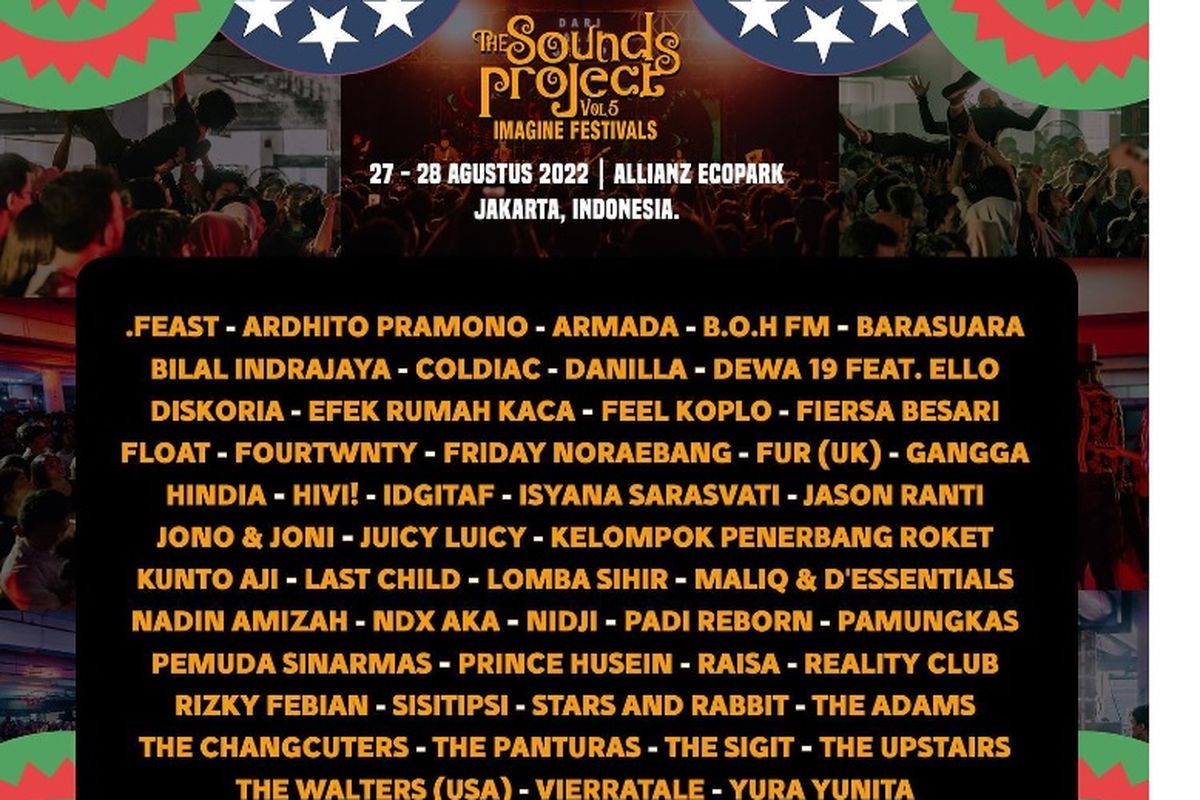 Jadwal dan Line Up The Sounds Project Vol.5 Hari Kedua, Ada FUR hingga ...