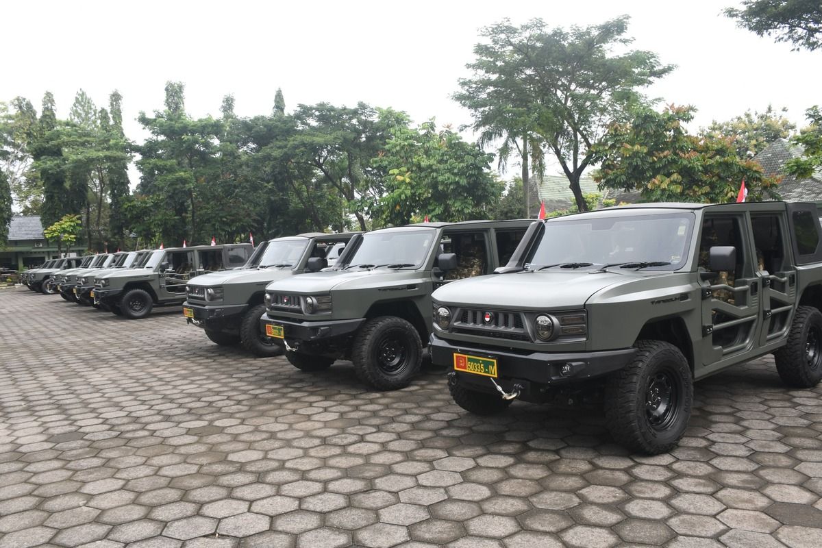 Kodam Diponegoro Dapat 39 Unit Jeep Maung MV3 untuk Mobilitas Pasukan