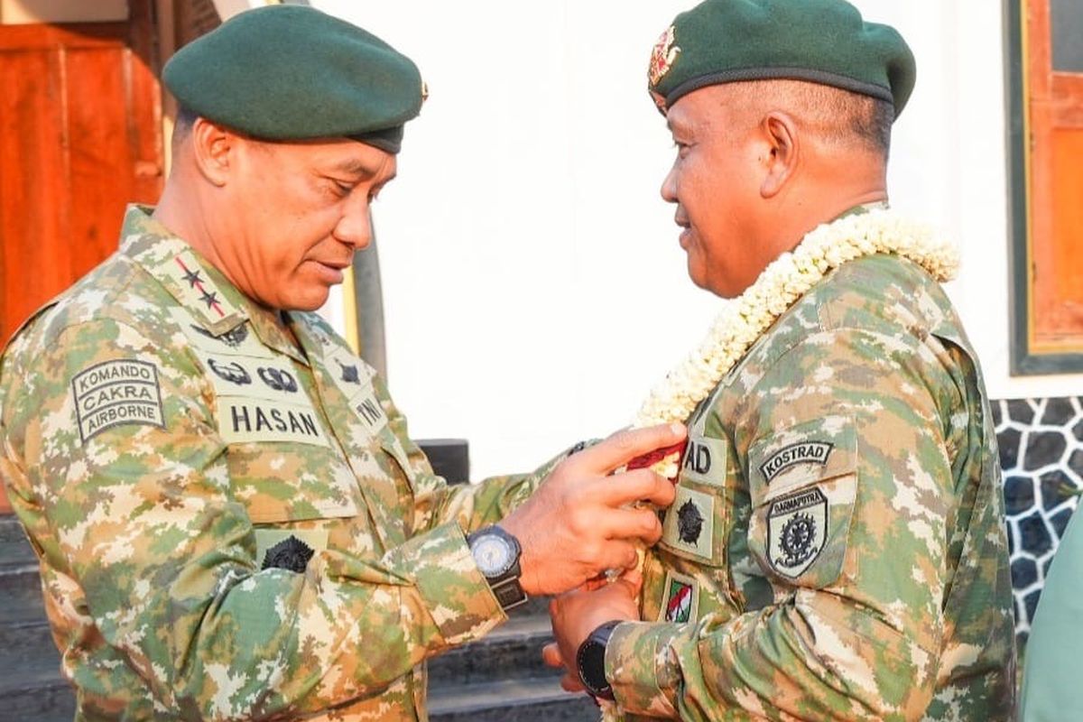 Lewati Tradisi di Kostrad, Mayjen Mohamad Hasan Resmi Jabat Pangkostrad