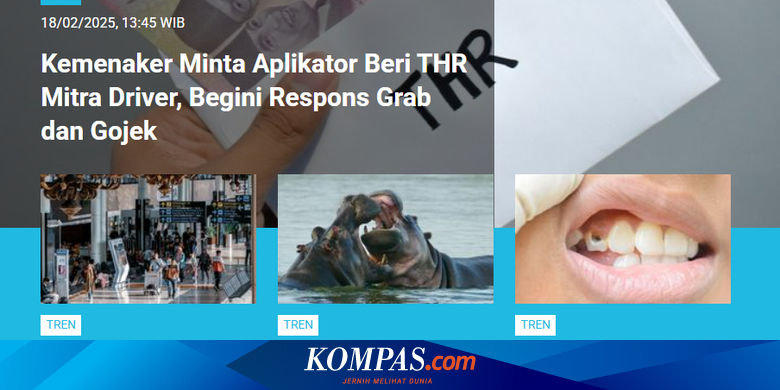 [POPULER TREN] Respons Grab dan Gojek soal Driver Minta THR | Rangkuman Demo Indonesia Gelap