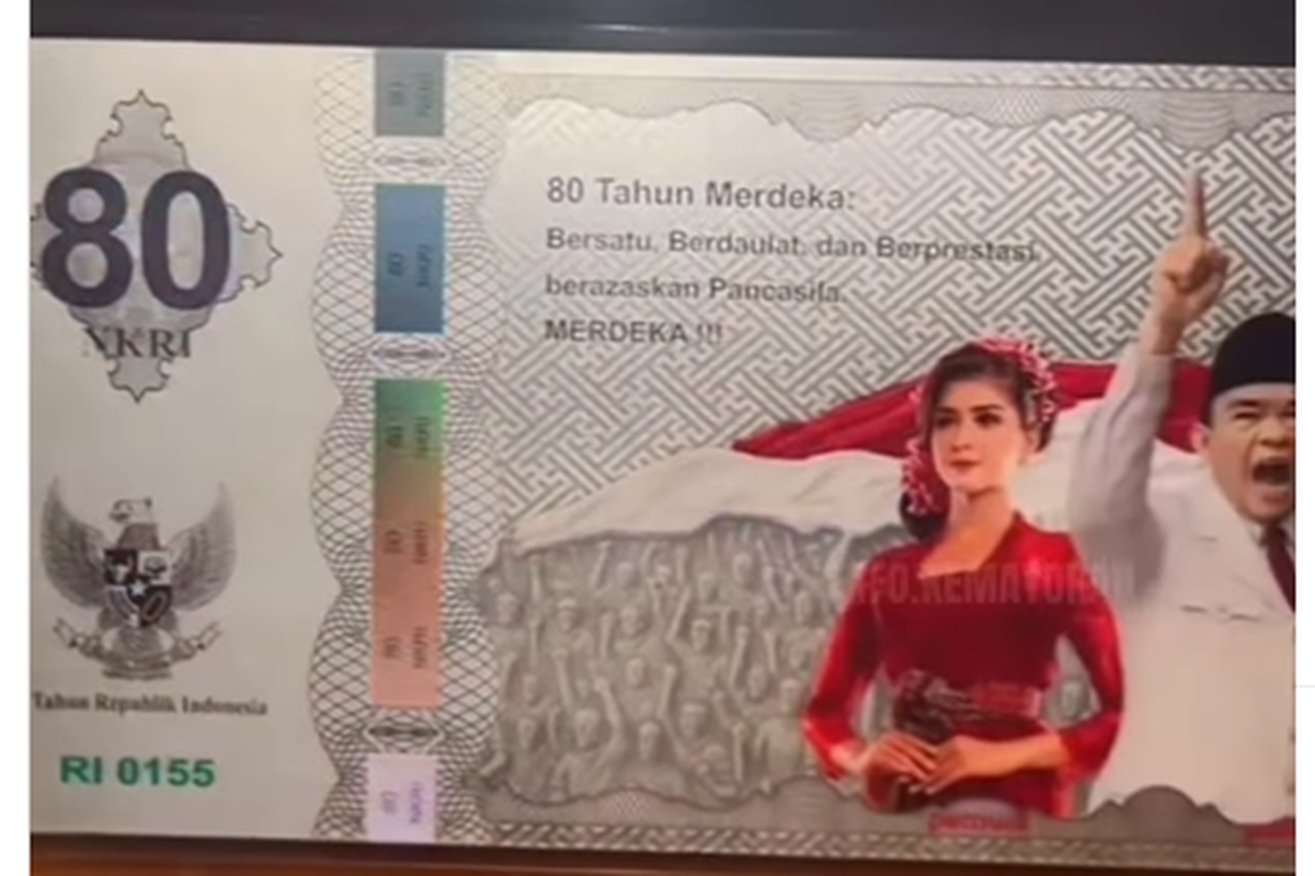 [HOAKS] BI Mengeluarkan Uang Baru Edisi HUT ke-80 RI