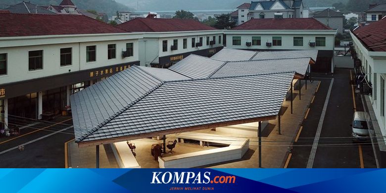 Arsitek China Rancang Atap Lipat Pasar Tradisional