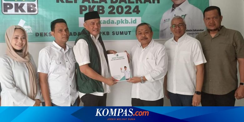 Giliran Edy Rahmayadi Ambil Formulir Pendaftaran Pilkada Sumut di PKB