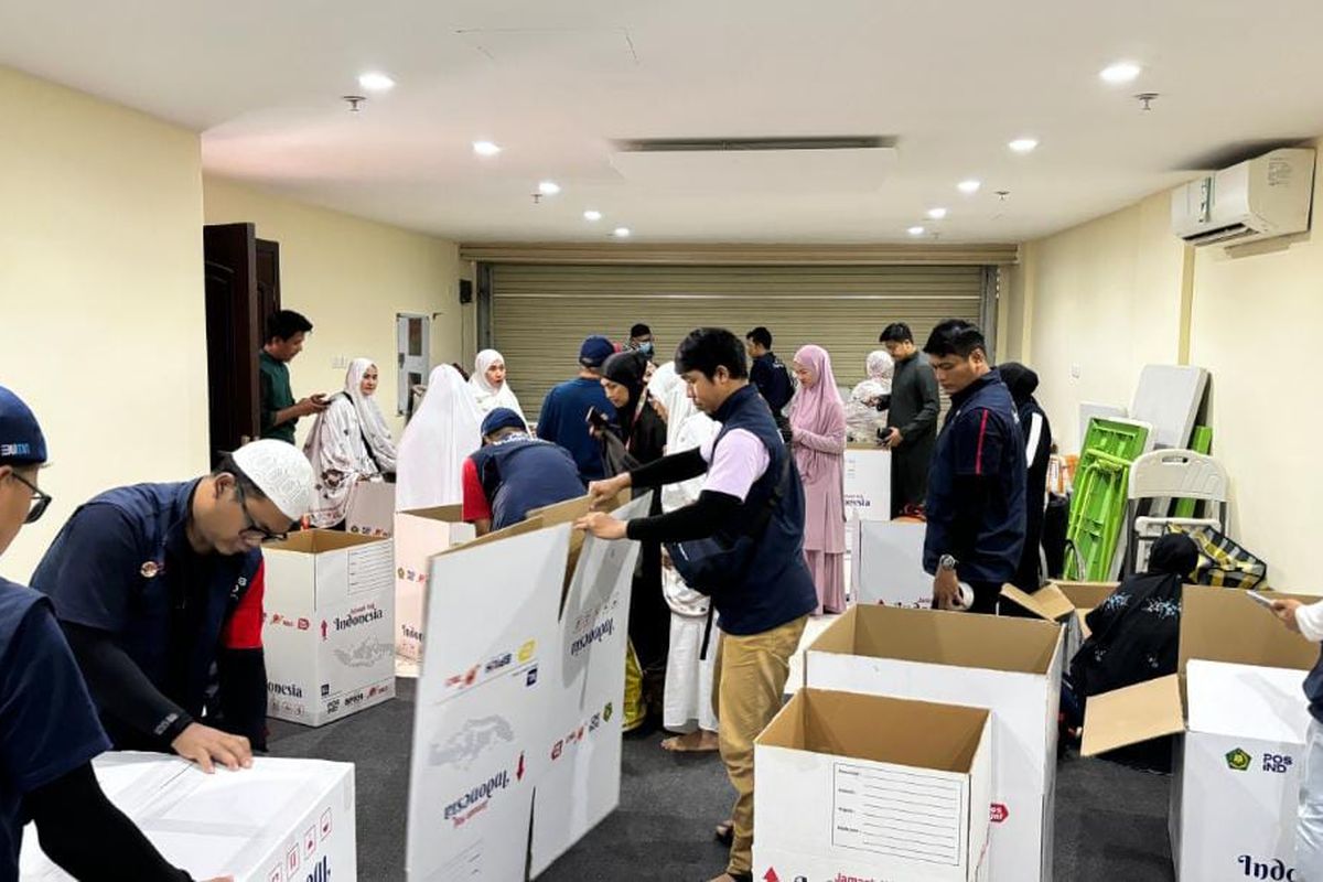 Pos Indonesia Catat Kiriman Jemaah Haji Jelang Kepulangan ke Tanah Air Capai 174 Ton