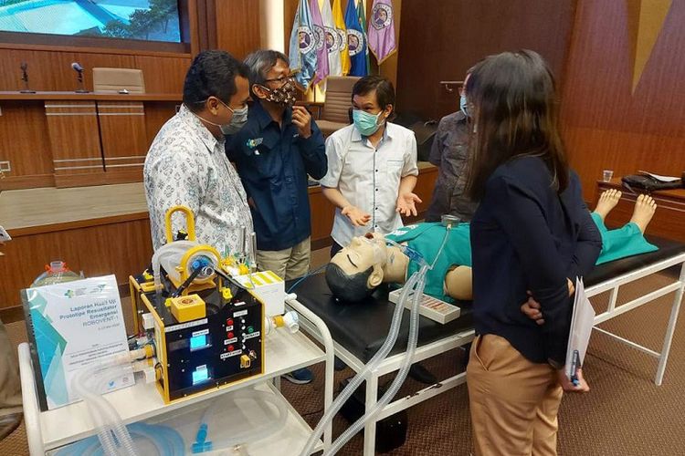 Gunadarma Ciptakan Robovent untuk Bantu Penanganan Pasien Covid-19