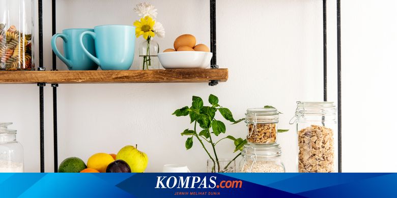 6 Ide dan Tips Dekorasi Rak Dapur Minimalis yang Bisa Ditiru
