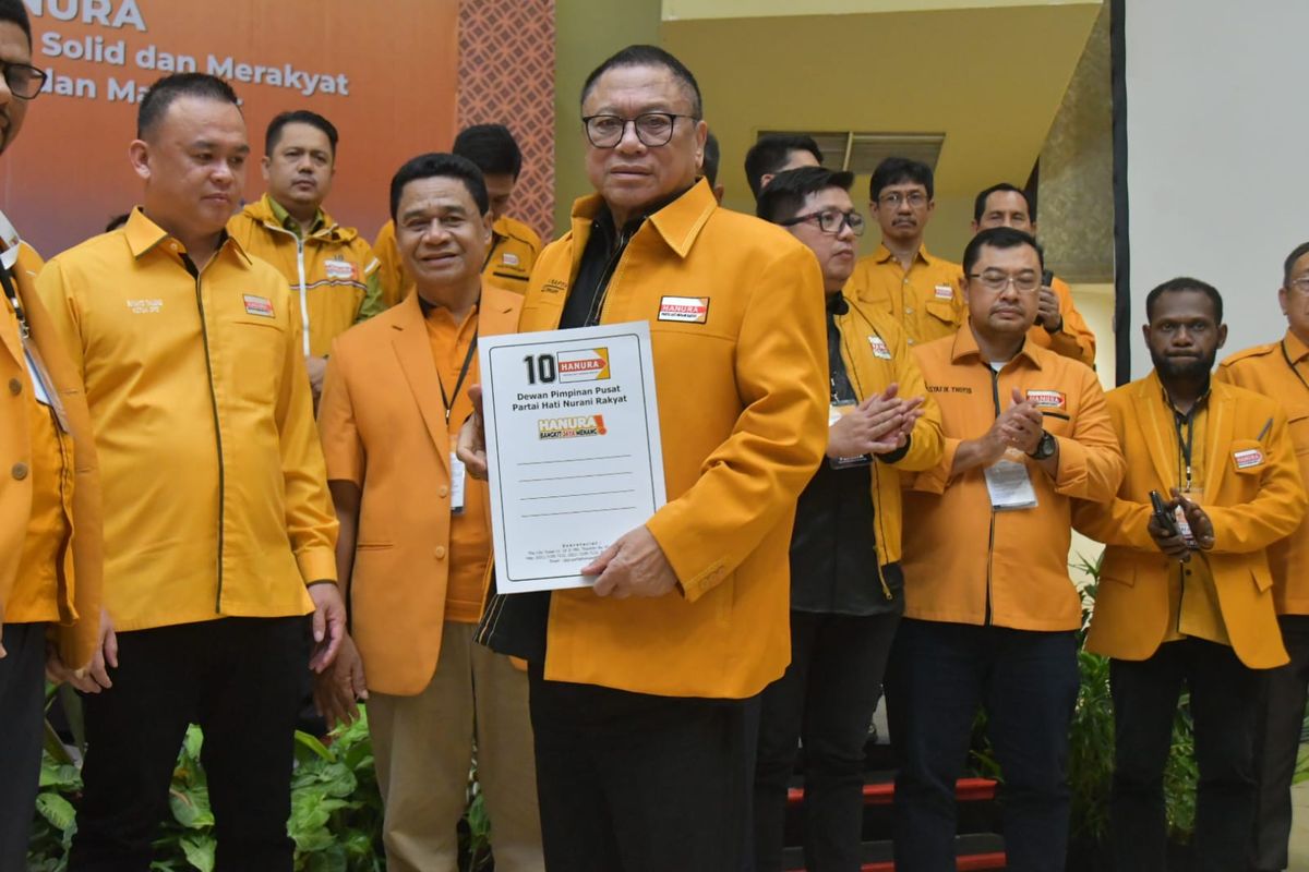 Oesman Sapta Oddang Kembali Jadi Ketum Hanura hingga 2029