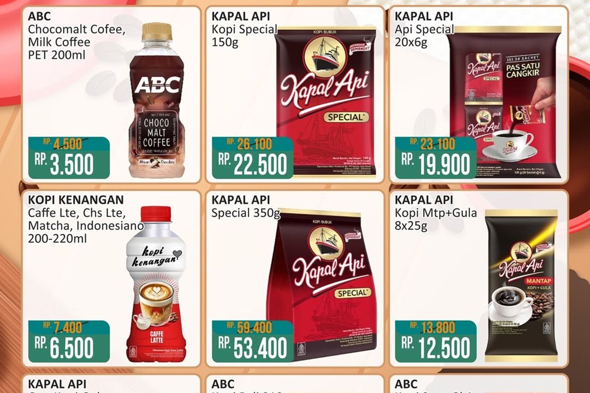 Promo Alfamart Coffee Fair hingga 31 Mei 2026, Kopi Kenangan Cuma Rp 6.500