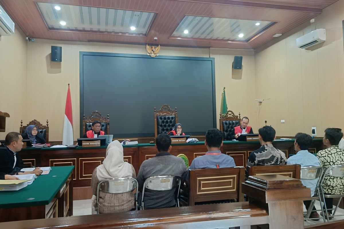 Saat Majelis Hakim Skors Sidang Kebakaran Sumur Minyak Gandu Blora