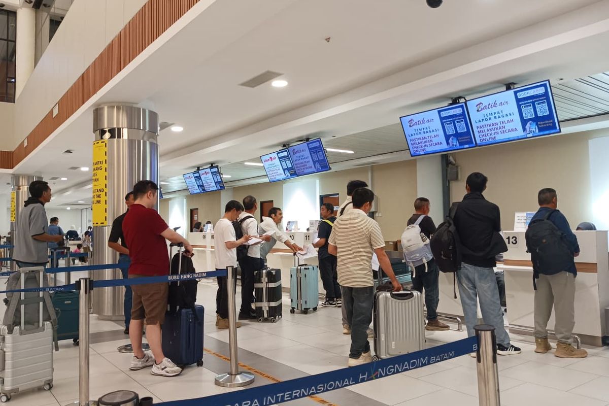 Penumpang di Bandara Hang Nadim Batam Naik 15,5 Persen Awal Ramadan ...
